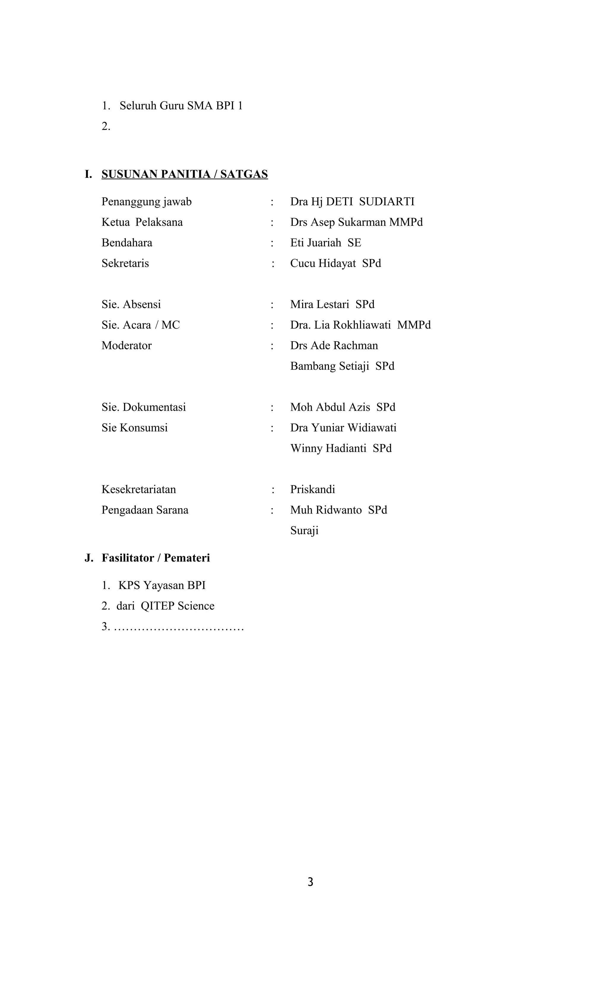 Proposal worshop stem 2017 | PDF
