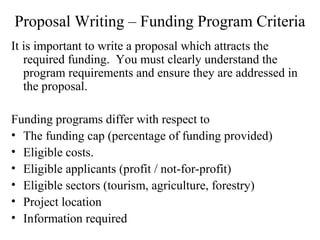Proposal writing | PPT