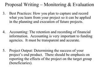 Proposal writing | PPT