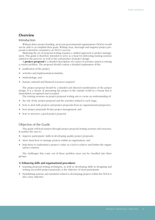 Proposal writing | PDF
