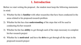 Proposal writing | PPTX