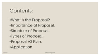 Proposal Writing | PPT