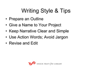 Proposal Writing Basics10.08