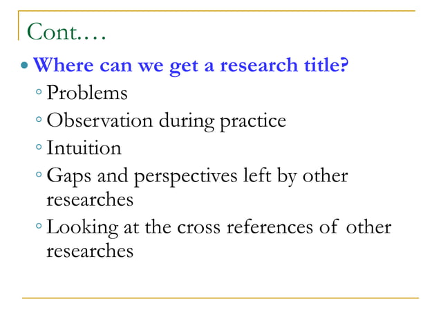 Thesis Proposal Writing Guideline(Format) | PPT