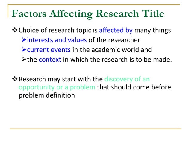 Thesis Proposal Writing Guideline(Format) | PPT