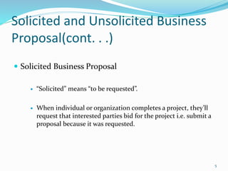 Proposal writing ppt | PPTX