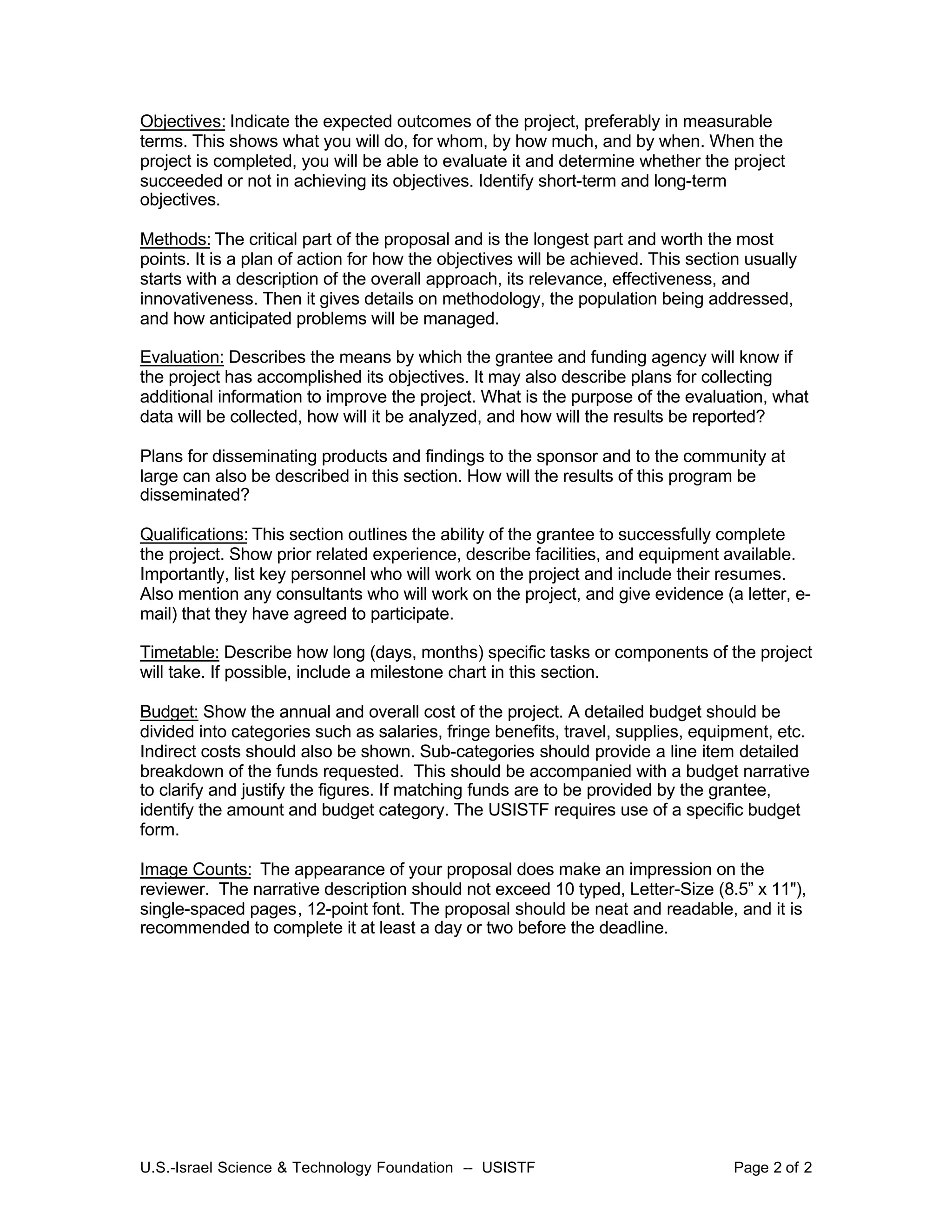 Proposal writing tips | PDF