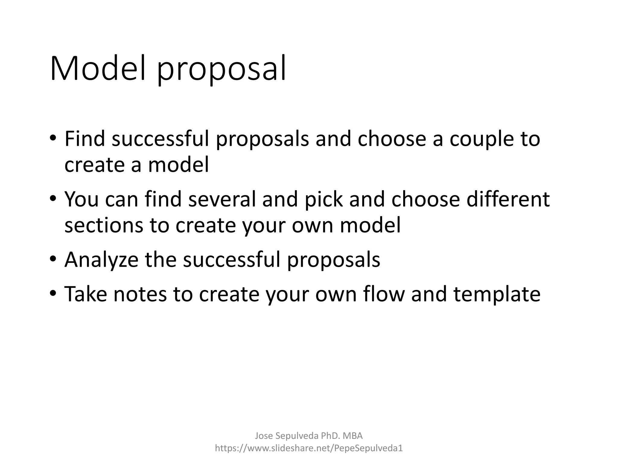 Effective Proposal Writing | PPTX