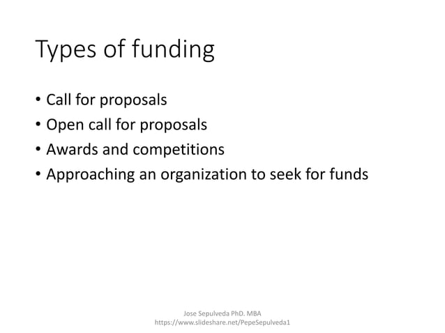 Effective Proposal Writing | PPTX