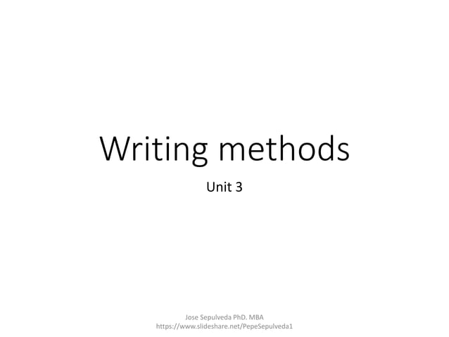 Effective Proposal Writing | PPTX