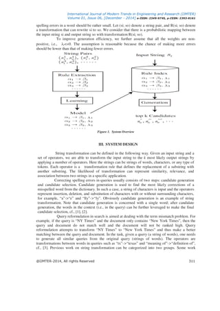 Proposed Method for String Transformation using Probablistic Approach | PDF