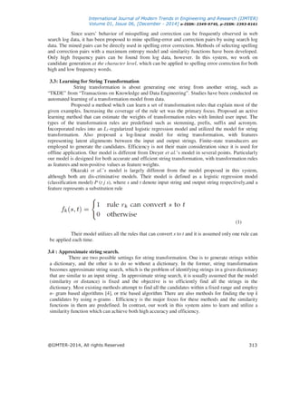 Proposed Method for String Transformation using Probablistic Approach | PDF
