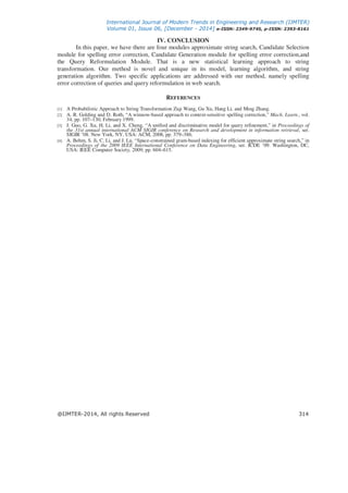 Proposed Method for String Transformation using Probablistic Approach | PDF