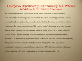 Proposed actions to improve waiting times at the emergency room | PPTX