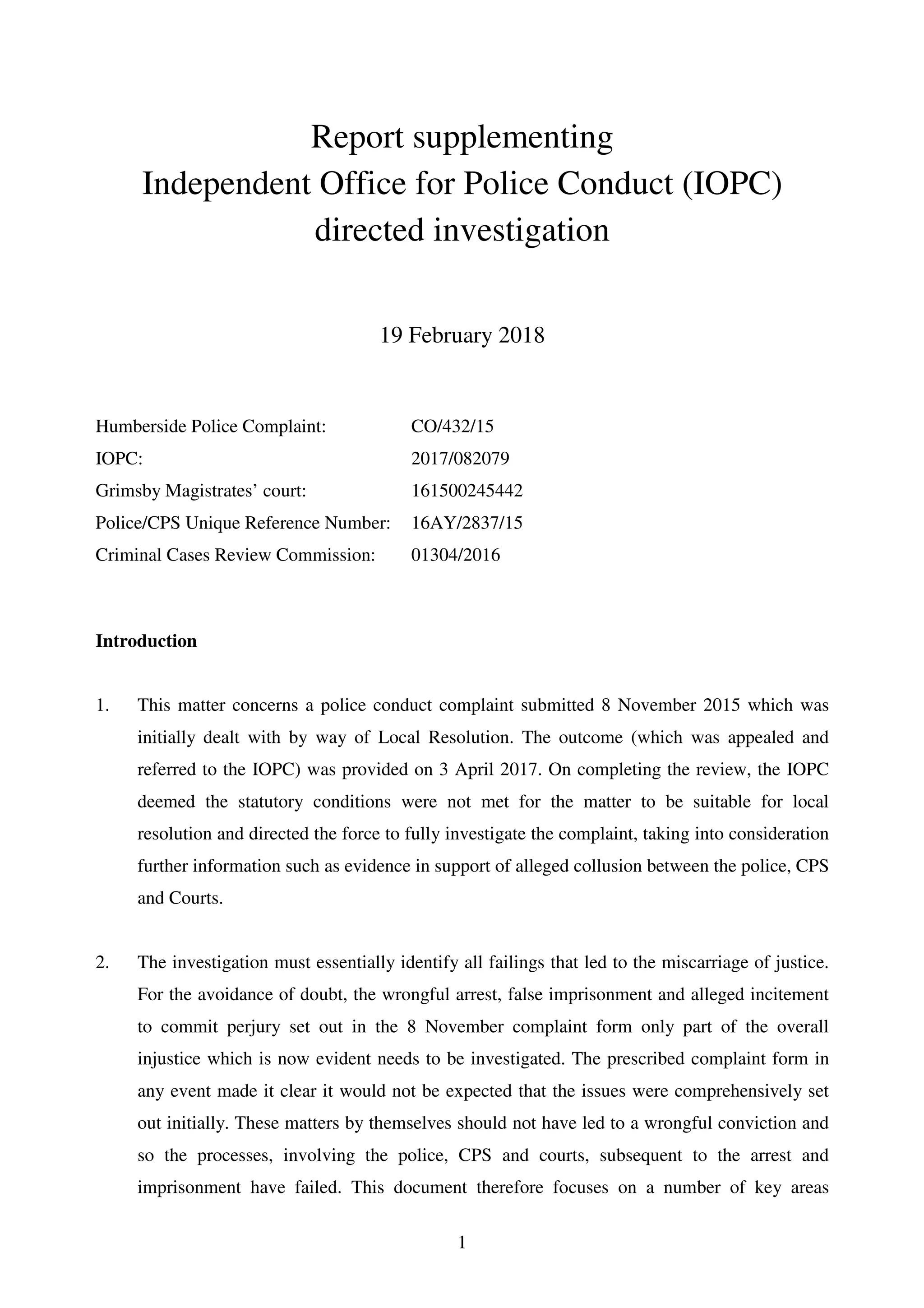 Proposed areas to be investigated | PDF