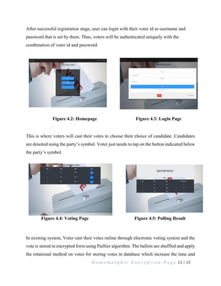 APPLICATION OF HOMOMORPHIC ENCRYPTION ALGORITHM IN ELECTRONIC VOTING ...