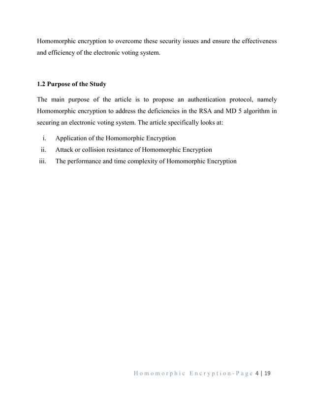 APPLICATION OF HOMOMORPHIC ENCRYPTION ALGORITHM IN ELECTRONIC VOTING SYSTEM | PDF