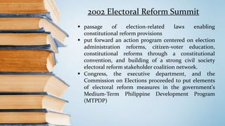 Proposed Electoral Reform Act | PPT
