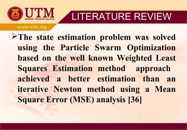 Proposed Fault Detection On Overhead Transmission Line Using Particle Swarm Optimization Ppt