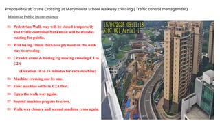 Safe Grab Crane Pedestrian Walkway Crossing Procedures for NSC Tunnel ...