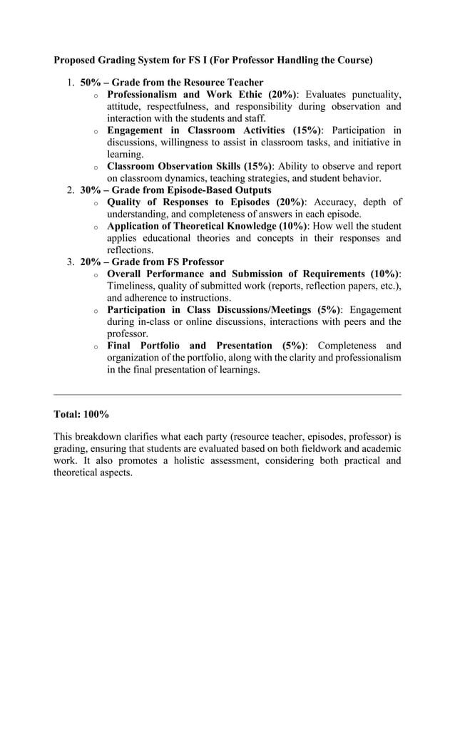 Proposed Grading System for FIELD STUDY I (1).pdf