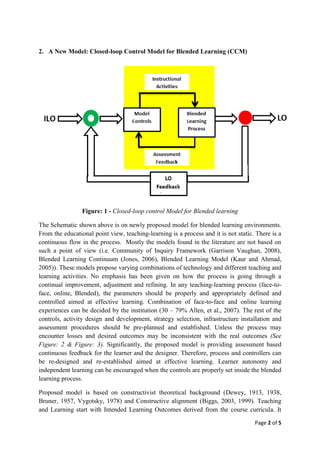 Blended Learning: A New Model | PDF