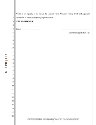 [Proposed] order | PDF