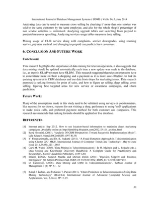 Proposed ranking for point of sales using data mining for telecom operators | PDF