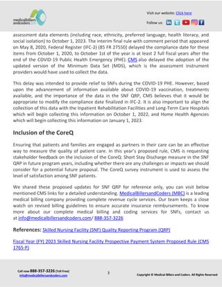 Proposed Updates for Skilled Nursing Facility Quality Reporting Program ...