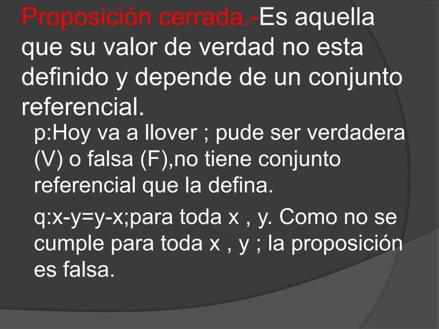 Proposiciones Matematicas | PPTX
