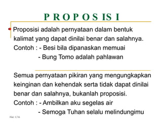 Proposisi | PPT