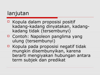 Dasar Logika tentang Proposisi2 | PPT