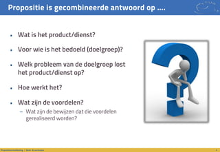 Propositie ontwikkeling (2019) | PDF