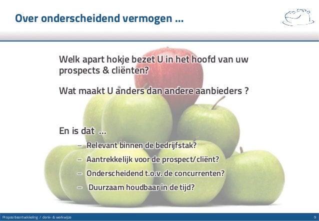 Hoe ontwikkel ik een propositie? | PDF