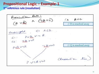 Propositional logic class 2 of AI/ Ml for Diploma students | PPT