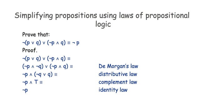 Propositional Calculus-Discrete Mathematics | PPT