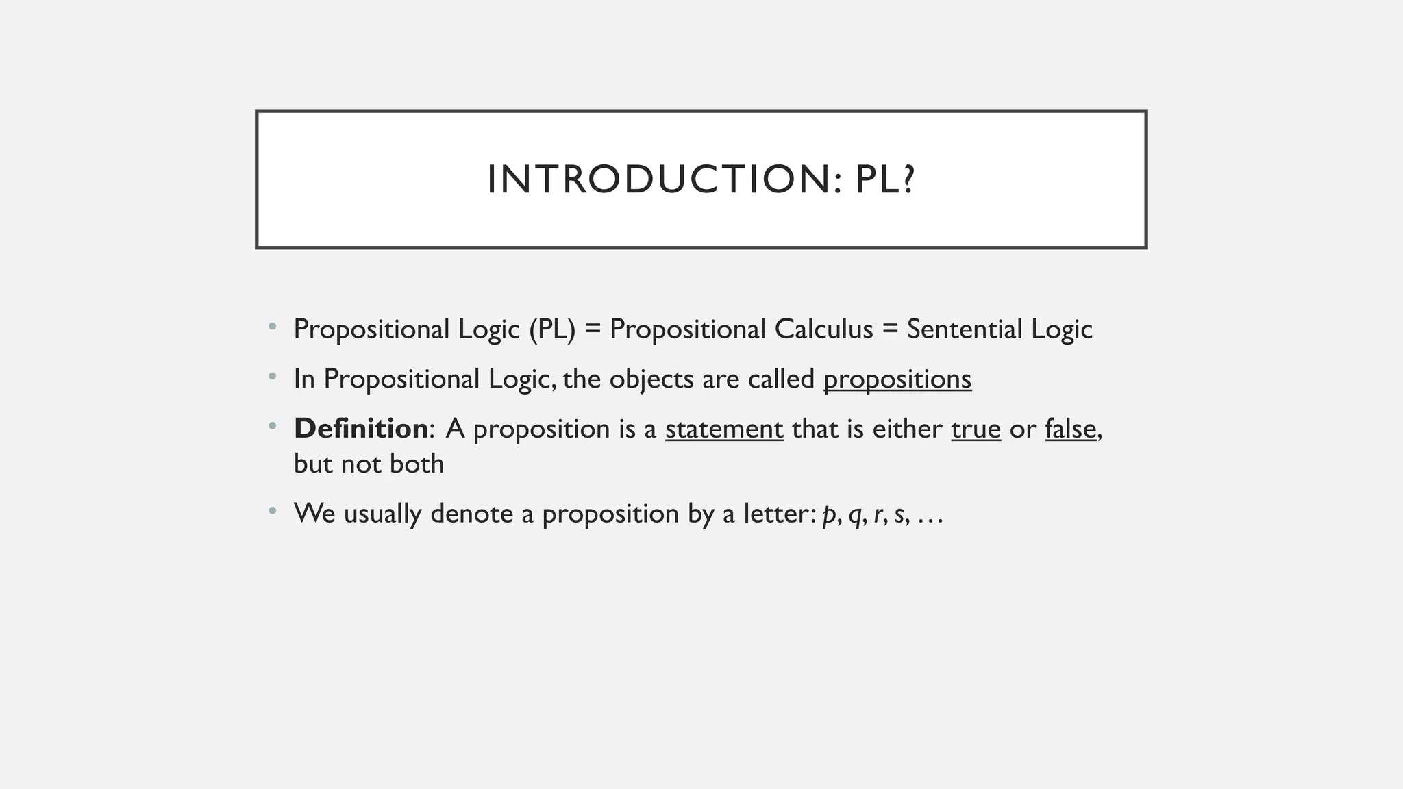 Propositional Logic -1 (1) ,Maths maths maths | PPTX