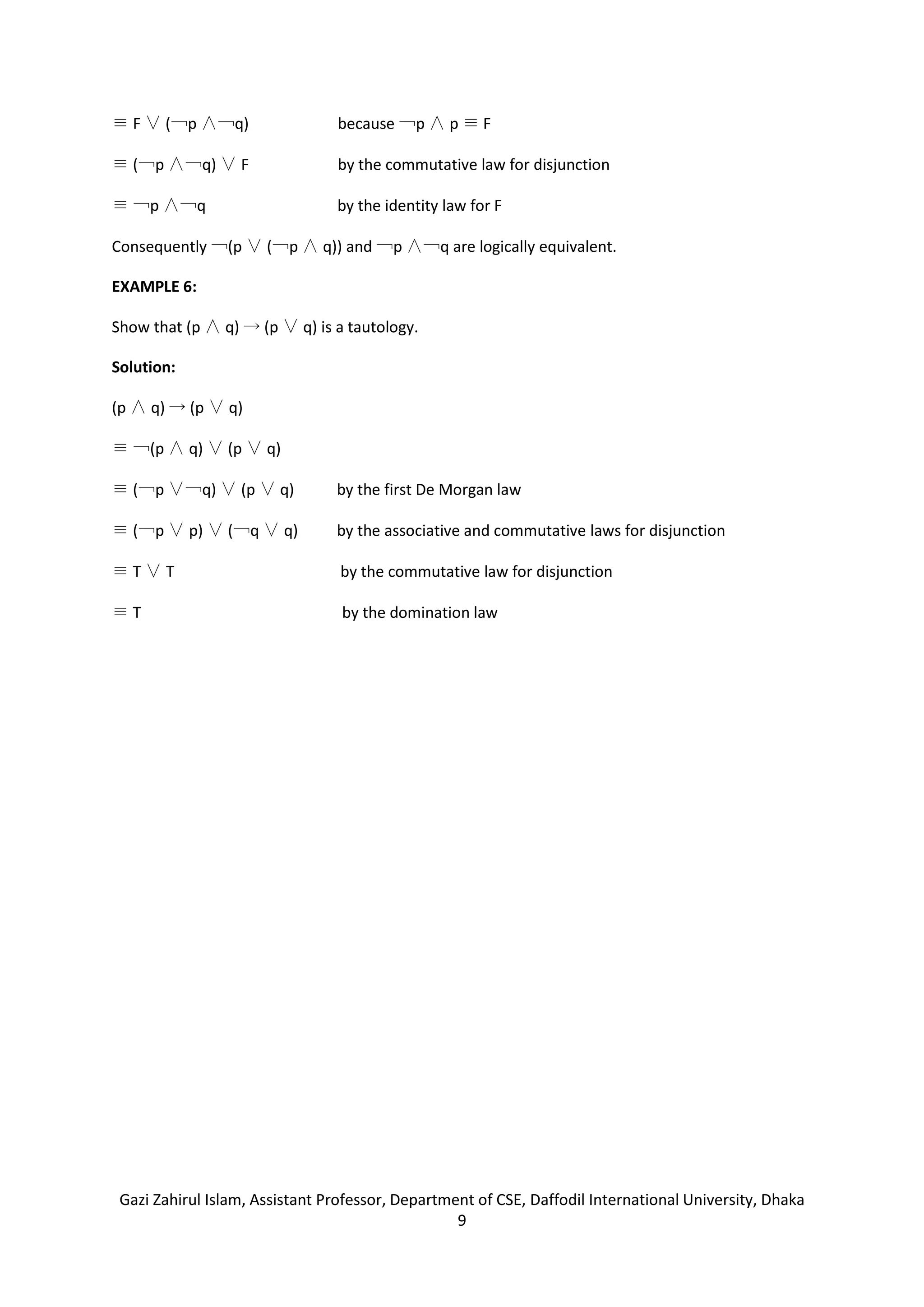 Propositional Logic Pdf