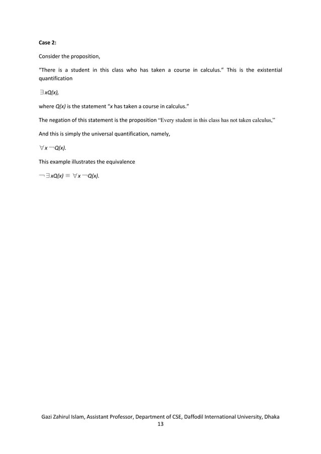 Propositional logic | PDF