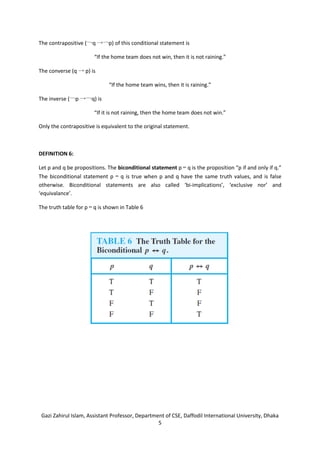 Propositional logic | PDF