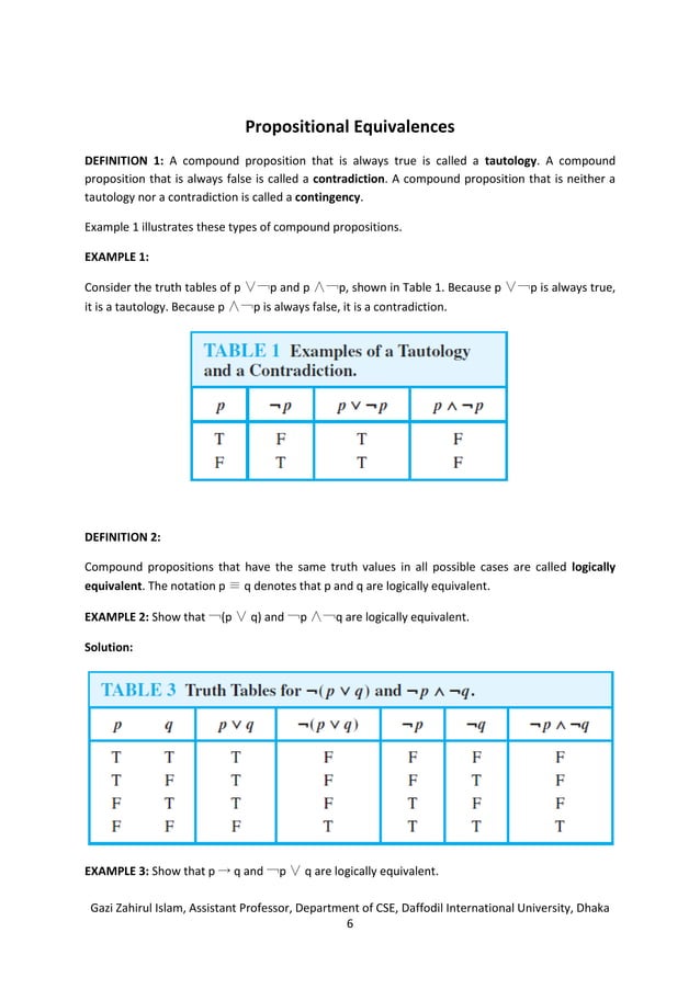 Propositional logic | PDF