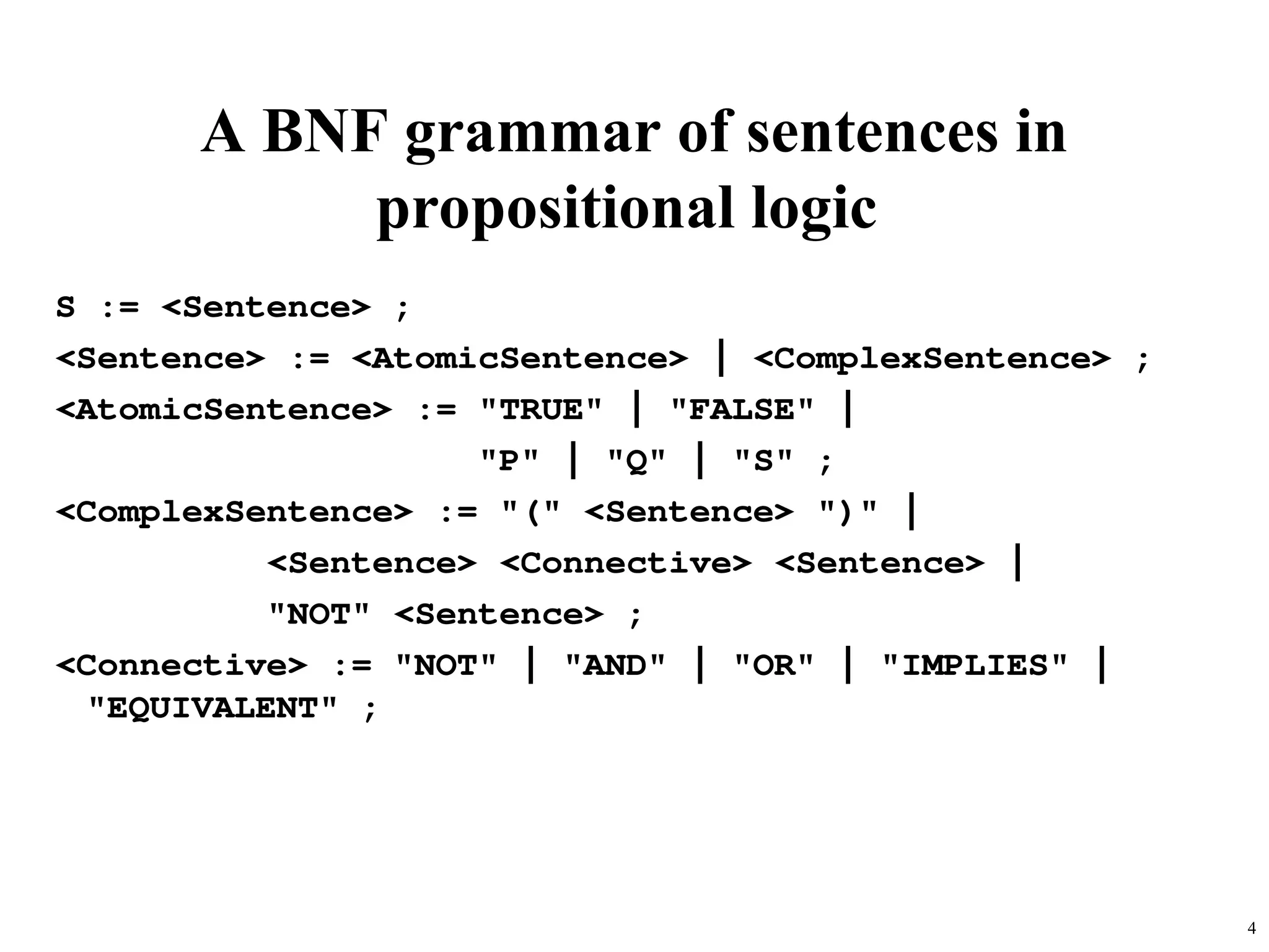 Propositional Logic In Artificial Intelligence Ppt