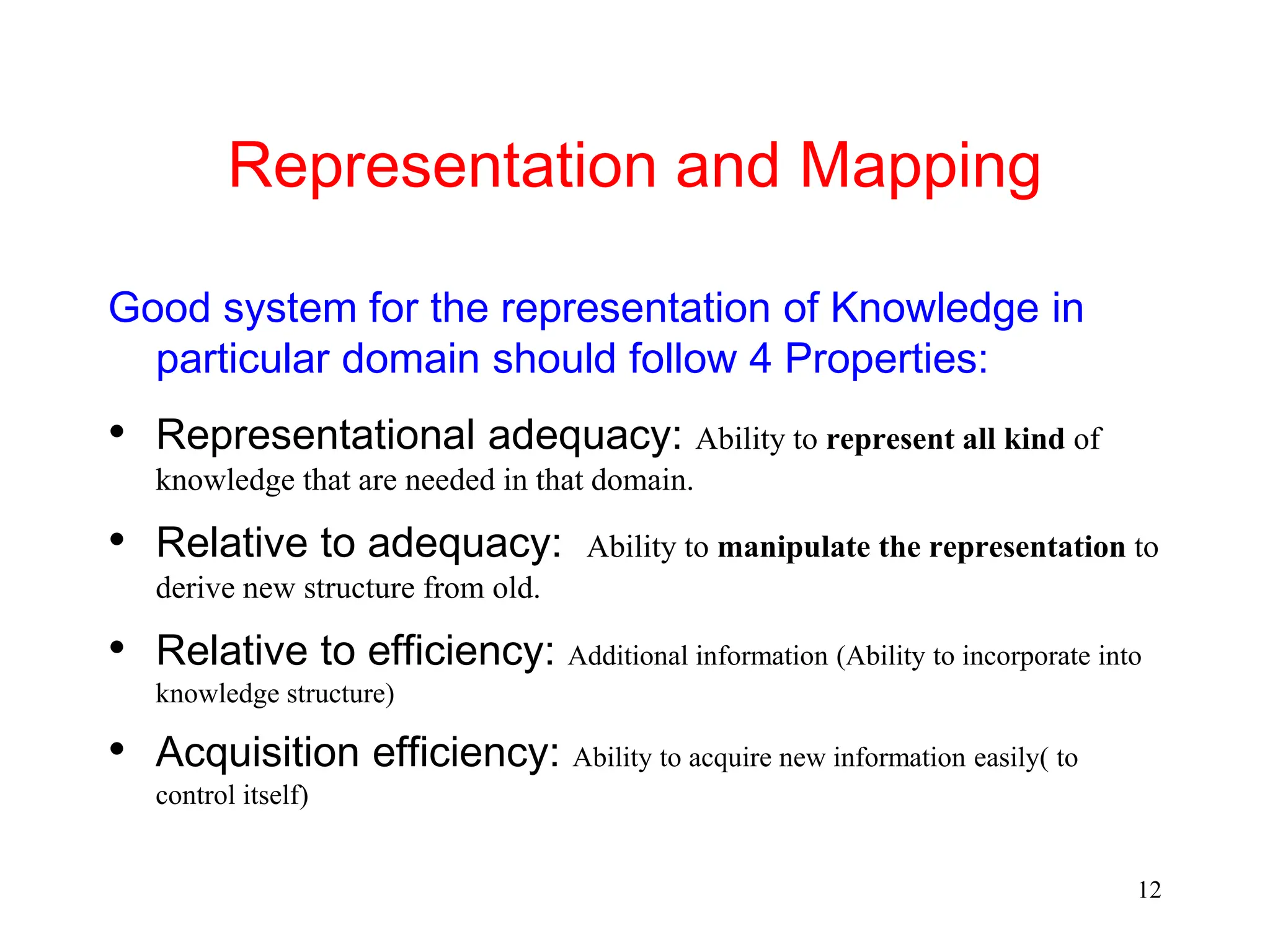 Knowledge Representation, Prepositional Logic, Representation and Mapping | PDF