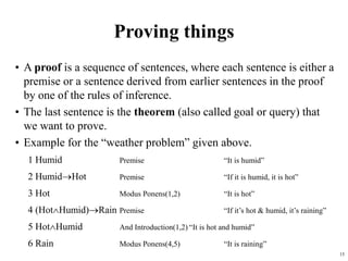 Propositional Logic, Truth Table, Compound Proposition | PPT