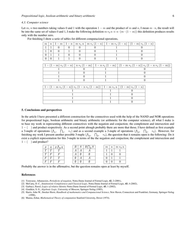 Propositional Logic Boolean Arithmetic And Binary Arithmetic Pdf