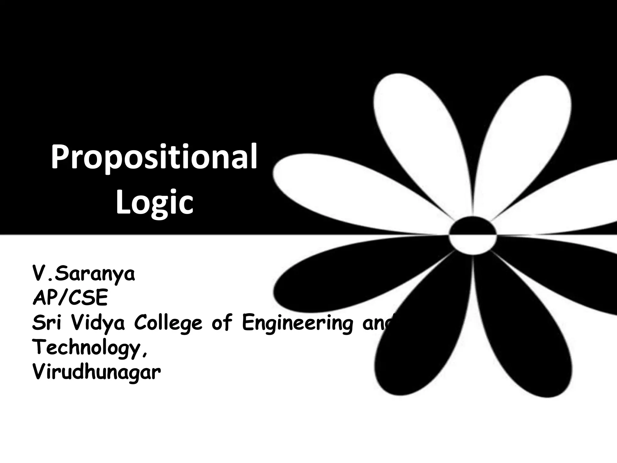 Propositional logic & inference | PPTX