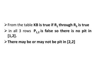 Propositional logic & inference | PPTX