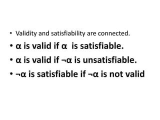 Propositional logic & inference | PPTX