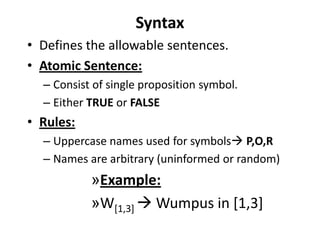 Propositional logic & inference | PPTX