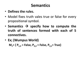 Propositional logic & inference | PPTX